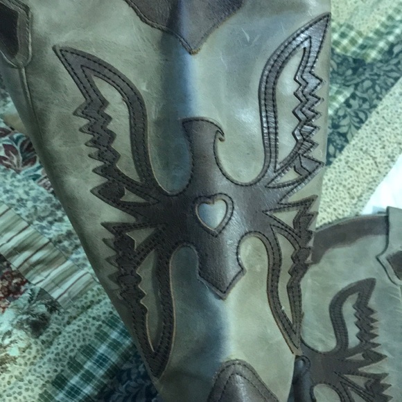 Reba | Shoes | Reba Brown Distressed Cowboy Boots | Poshmark